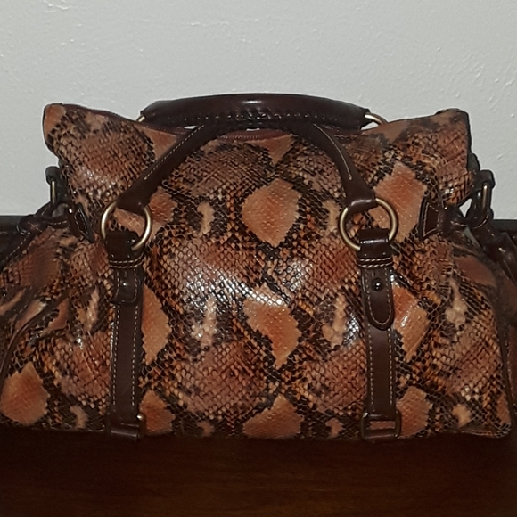 Dooney & Bourke | Bags | Dooney Bourke Python Print Satchel | Poshmark